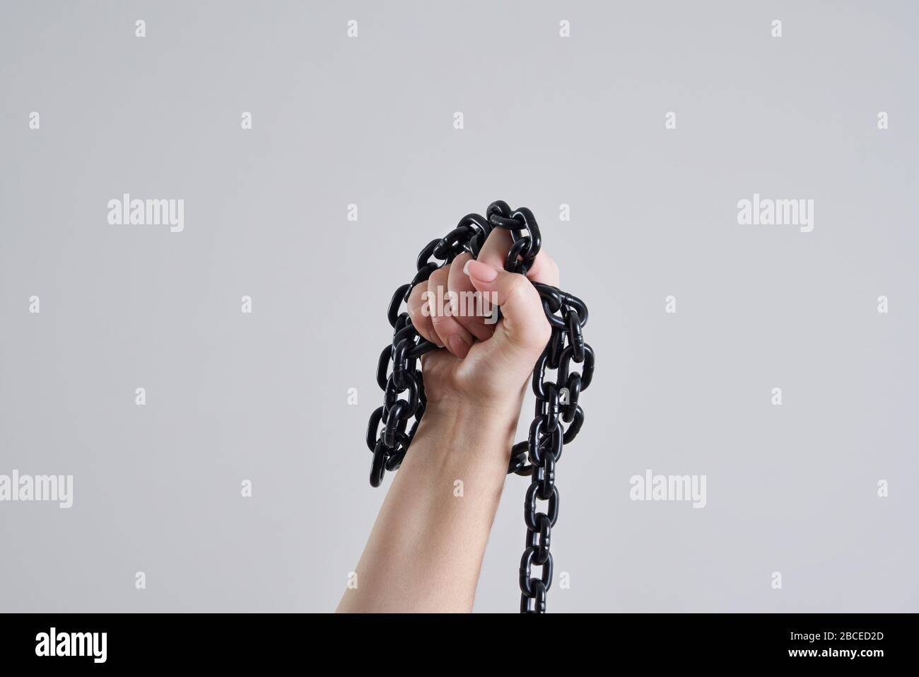 Woman Tied Chained High Resolution Stock Photography and Images - Alamy