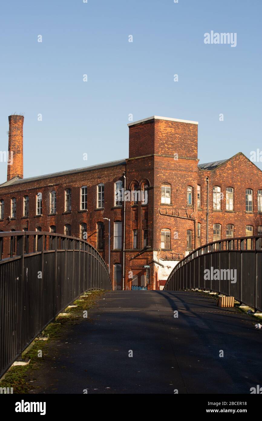 Manchester landscape with buildings Stock Photo - Alamy