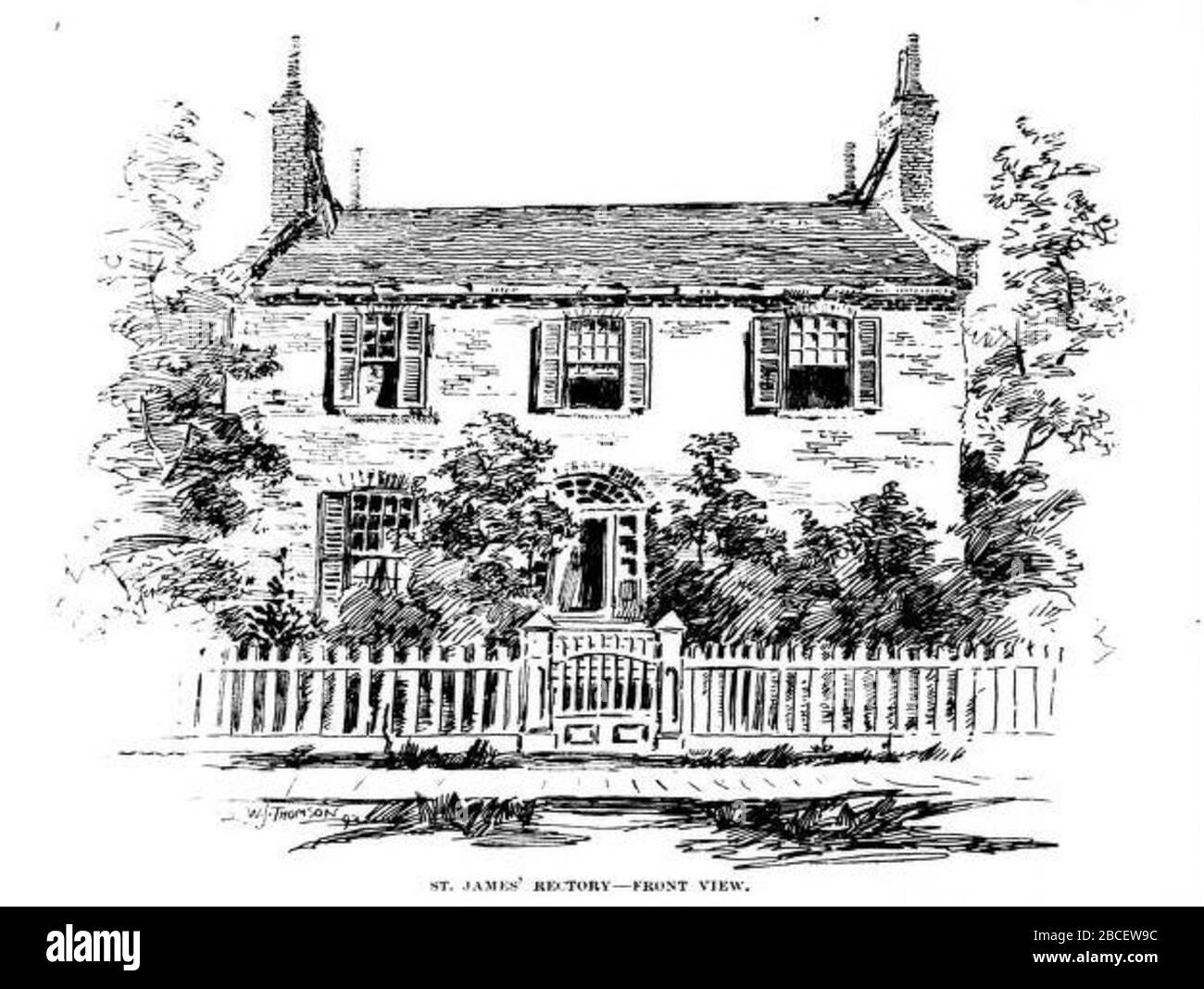 English rectory Cut Out Stock Images & Pictures - Alamy