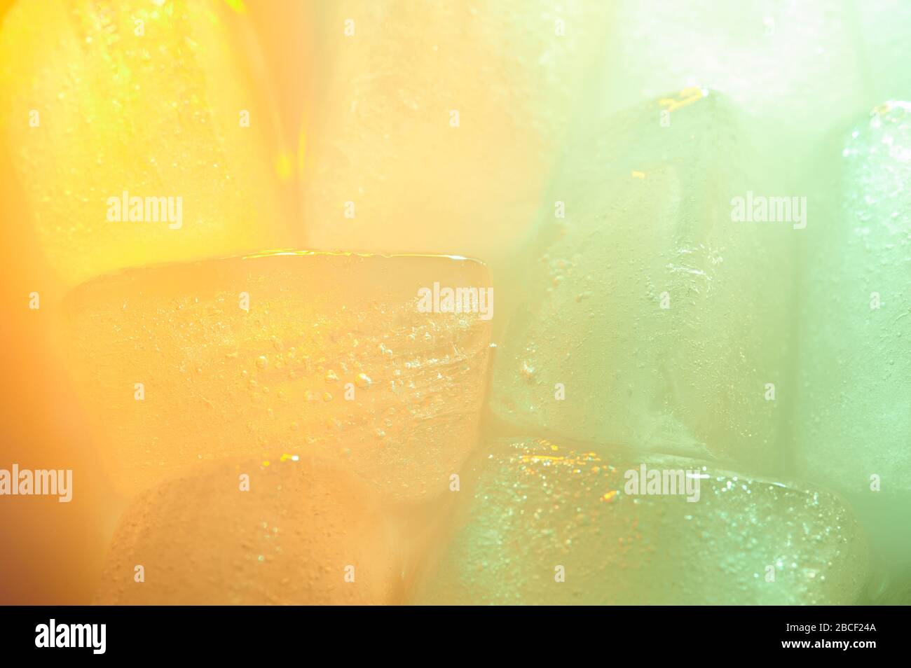 Clean shiny ice cubes background. Texture of colorful melt ice Stock ...