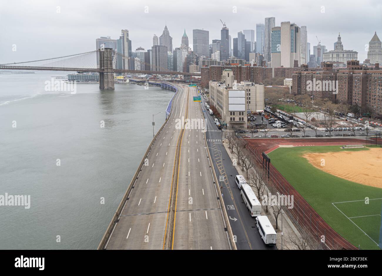 Empty FDR Drive in New York City, USA Stock Photo - Alamy