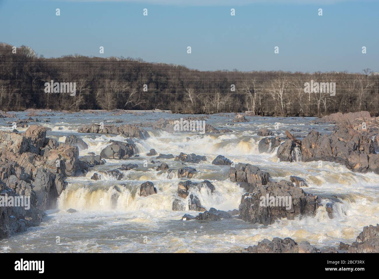Waterfalls of Potomac River Stock Photo - Alamy