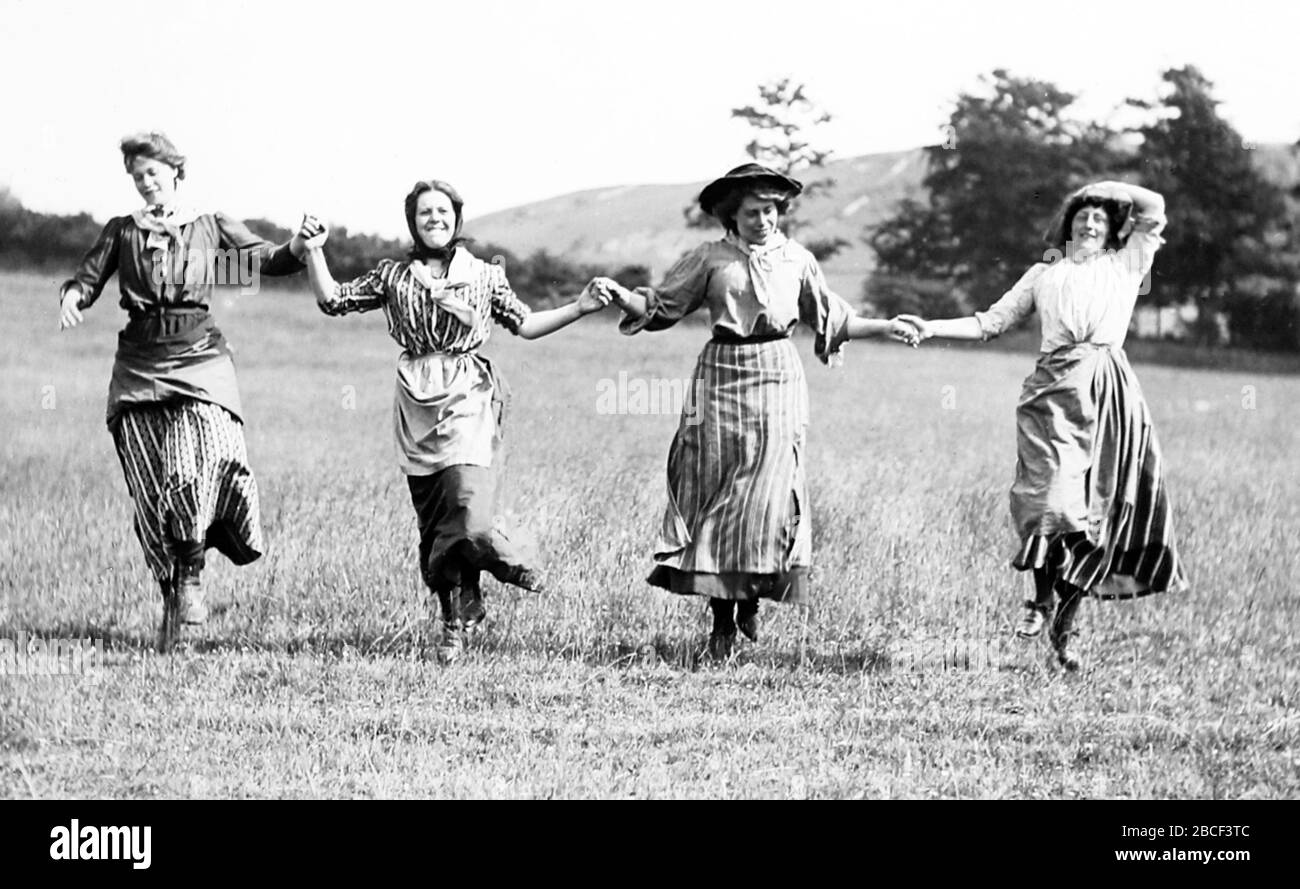 Rural idyll, England, Victorian period Stock Photo - Alamy
