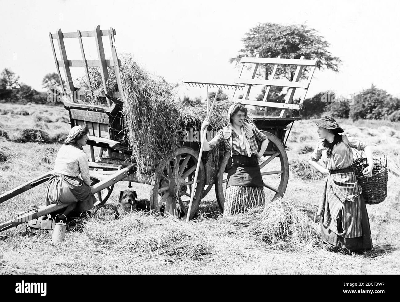 Rural idyll, England, Victorian period Stock Photo - Alamy
