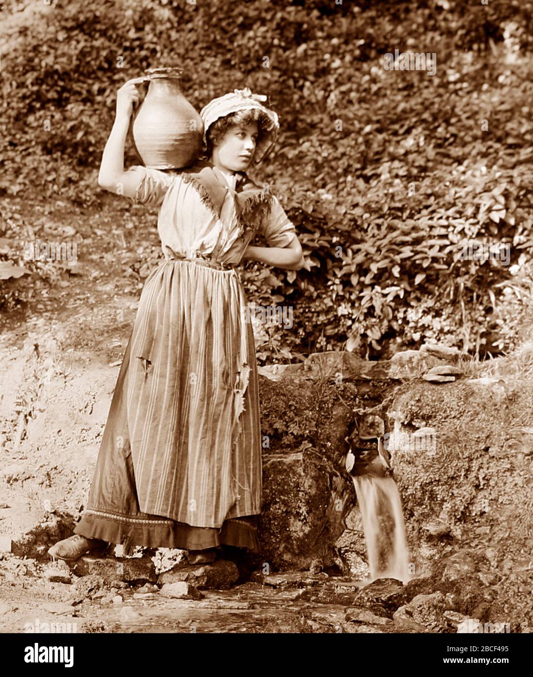 Rural idyll, England, Victorian period Stock Photo - Alamy