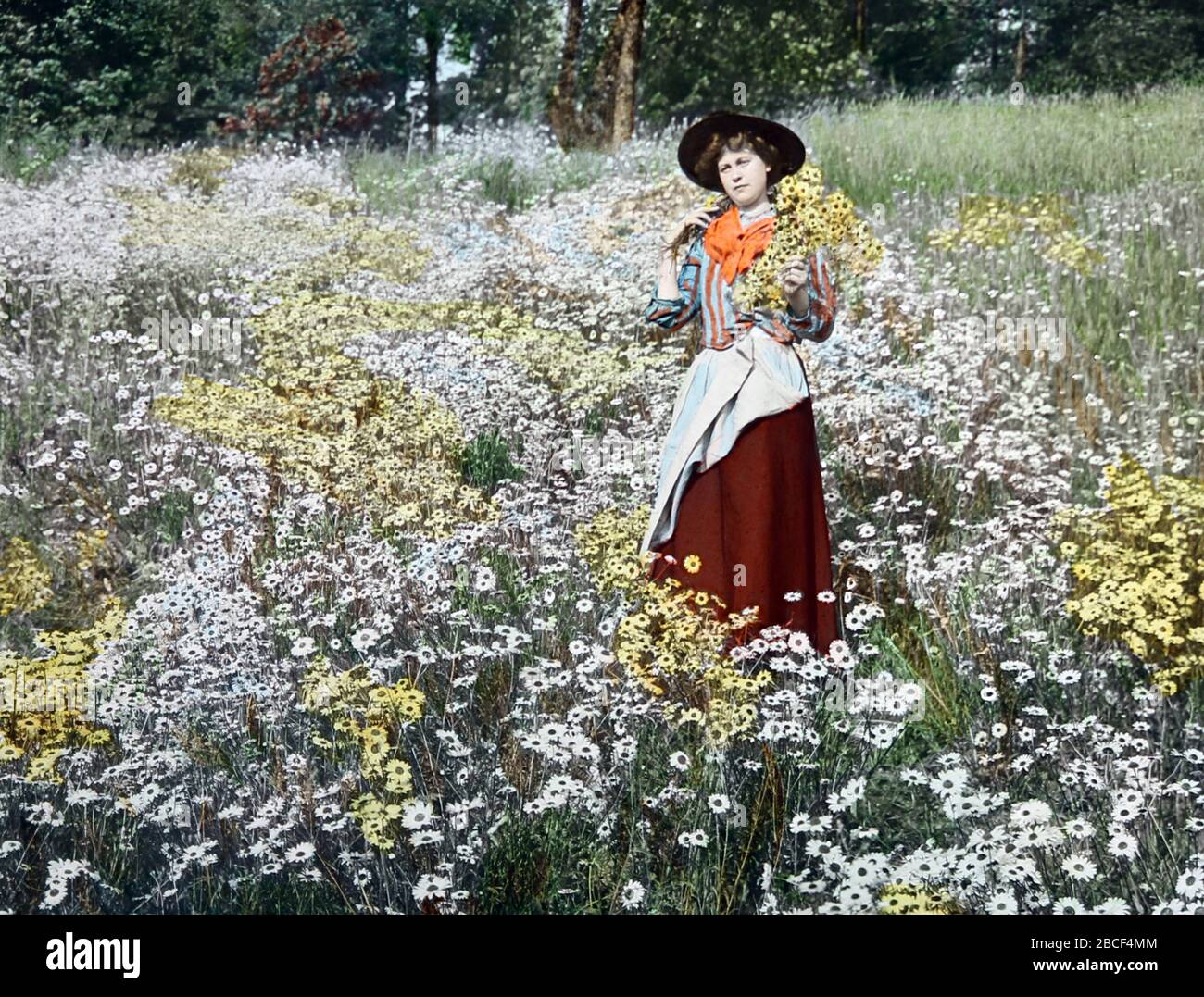 Rural idyll, England, Victorian period Stock Photo - Alamy