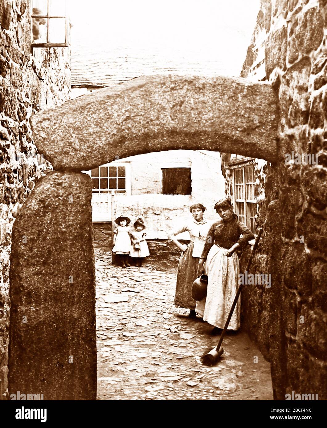 St. Ives, Cornwall, Victorian period Stock Photo - Alamy