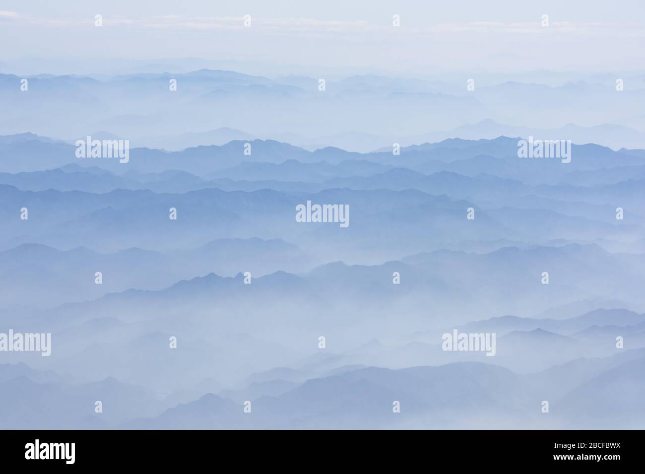 layers of mountain landscape Stock Photo - Alamy