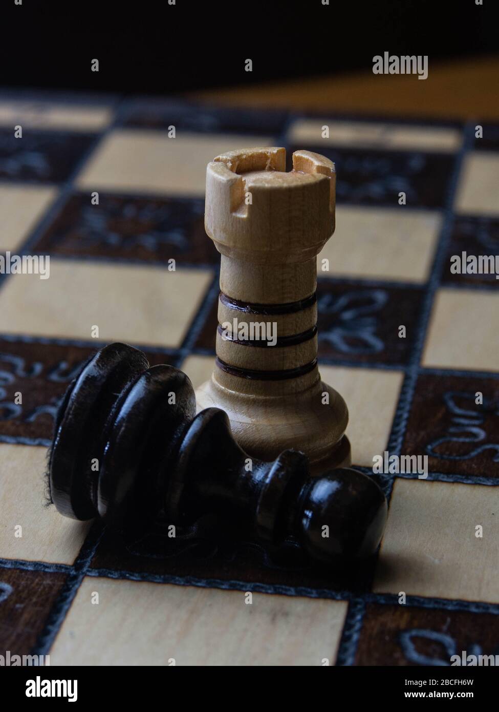 Standing on chessboard hi-res stock photography and images - Alamy