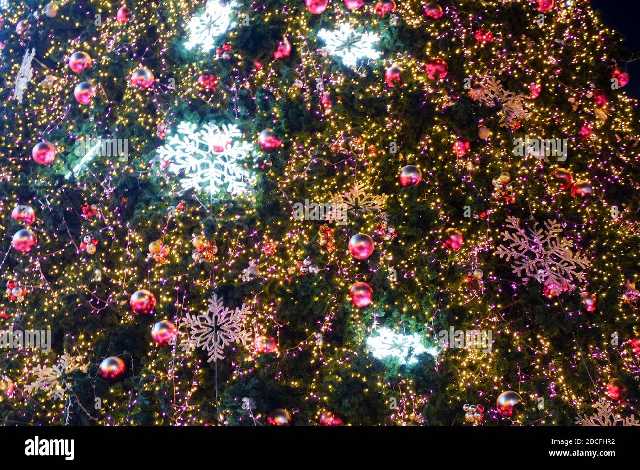 chirstmas tree zoom in Stock Photo - Alamy