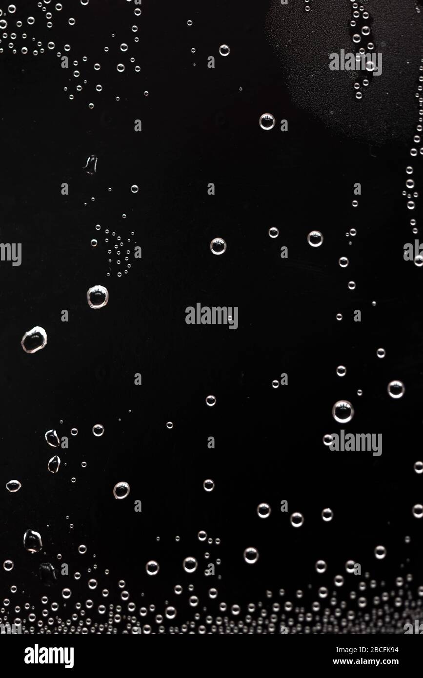 Condensate of water macro photo Stock Photo - Alamy