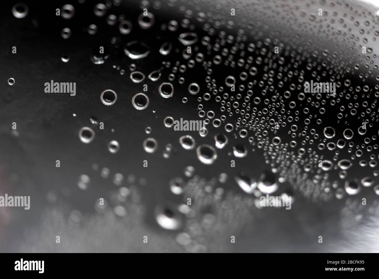 Condensate of water macro photo Stock Photo - Alamy