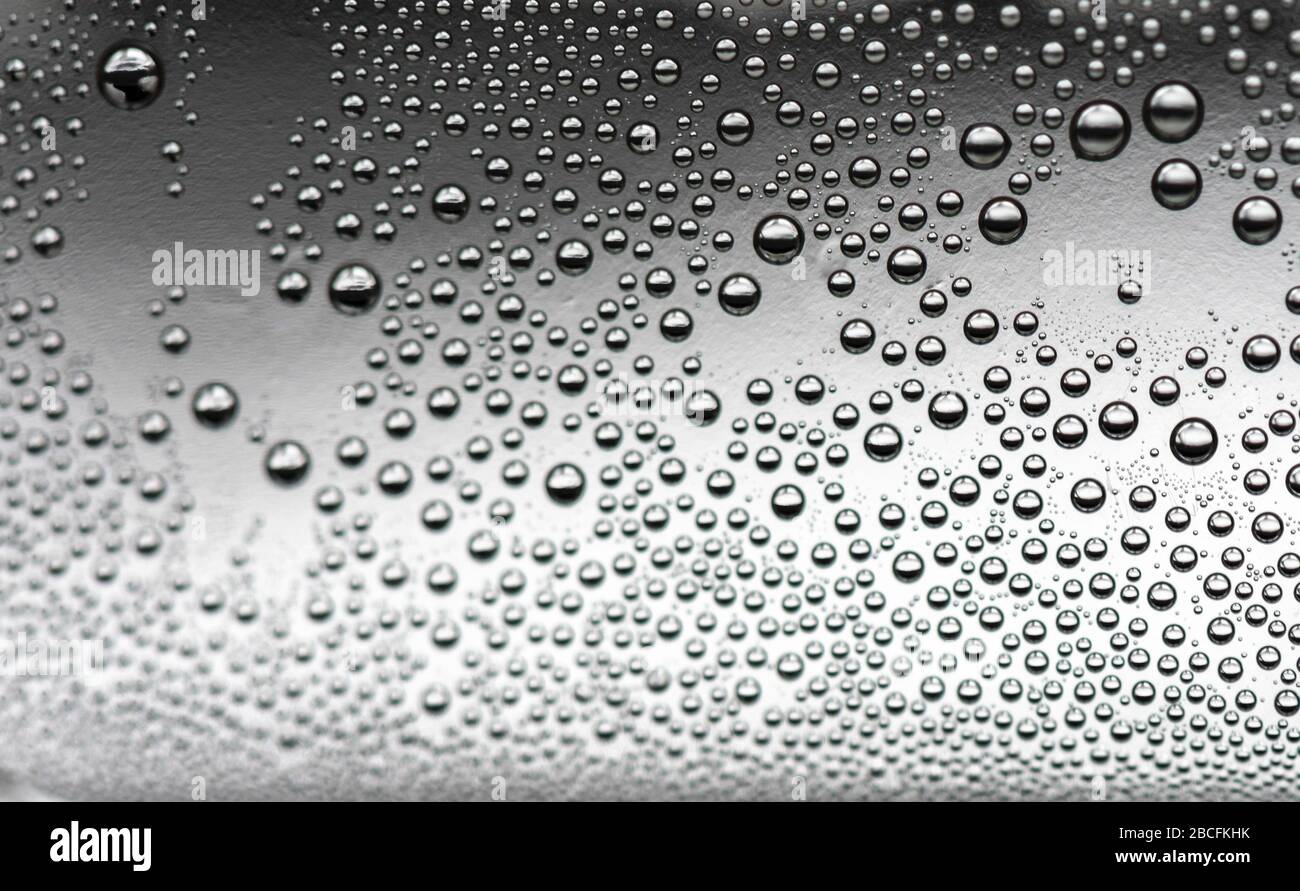 Condensate of water macro photo Stock Photo - Alamy