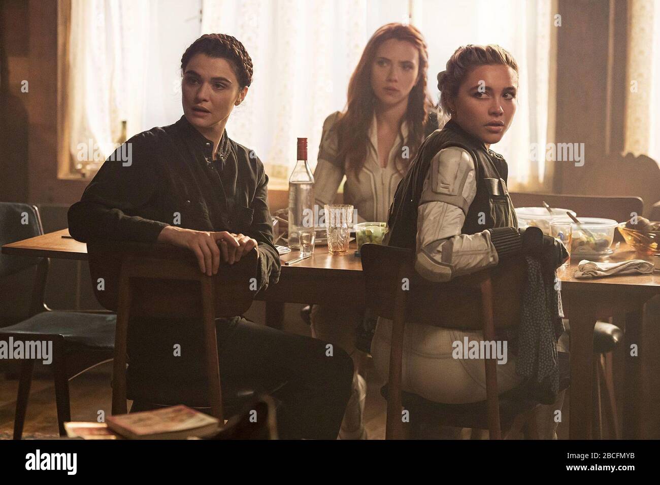 SCARLETT JOHANSSON, RACHEL WEISZ and FLORENCE PUGH in BLACK WIDOW (2020 ...