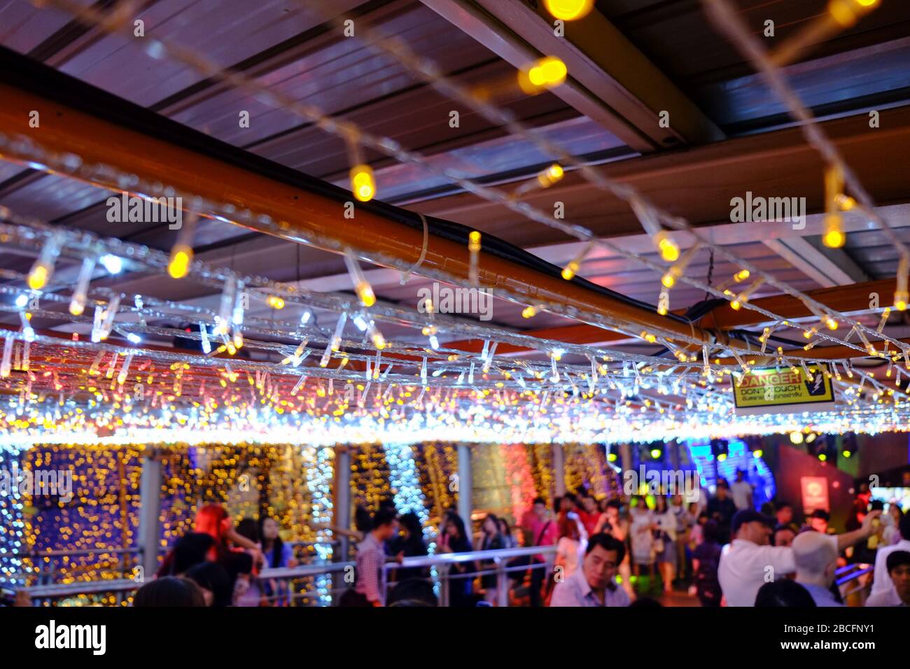 led lighting decoration in the lighting festival Stock Photo - Alamy