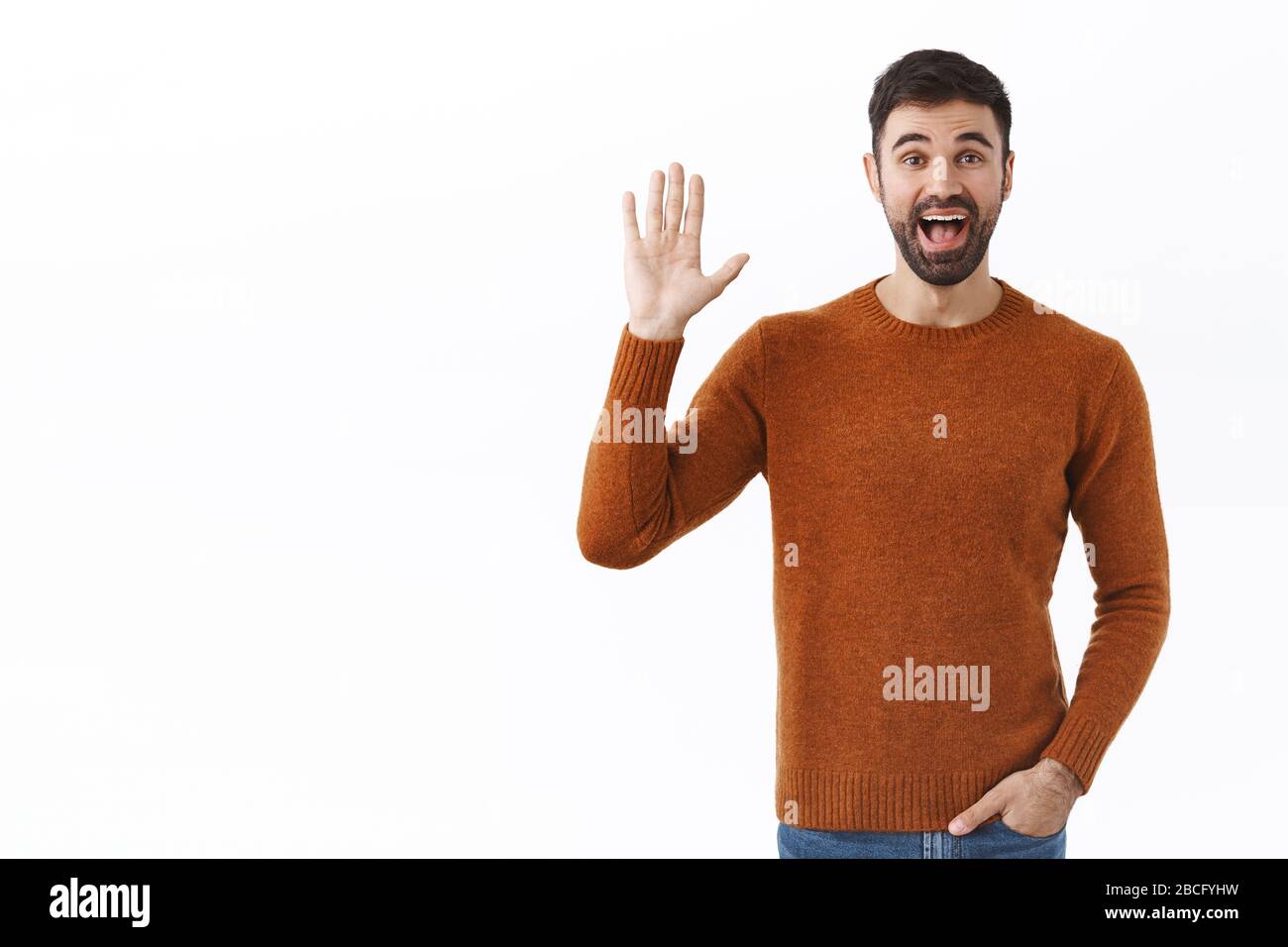 Welcome home portrait happy Cut Out Stock Images & Pictures - Alamy