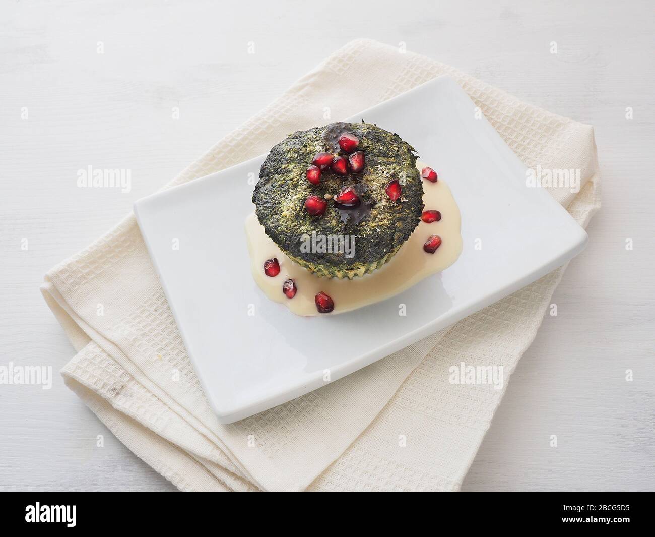 Spinach Flan, Italy Stock Photo - Alamy