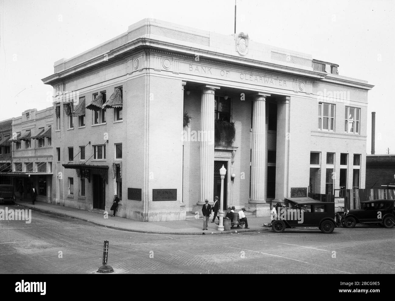 Exterior view of the Bank of Clearwater building, Clearwater, Florida ...