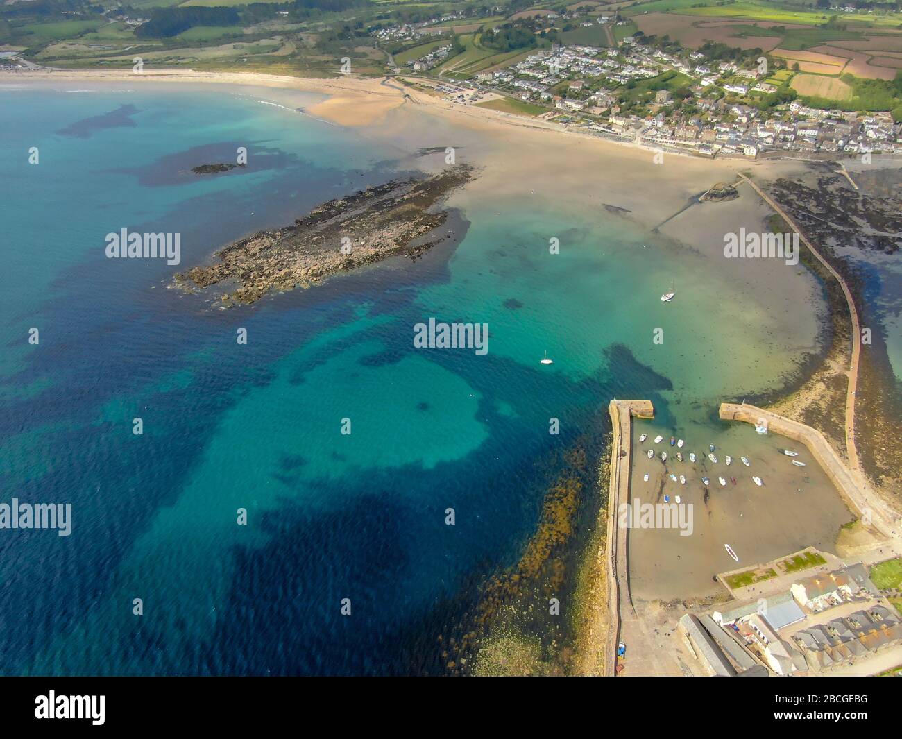 Penzance aerial view hi-res stock photography and images - Alamy