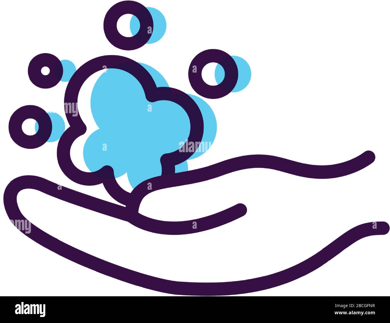 Healthcare concept hand soapy hi-res stock photography and images - Alamy