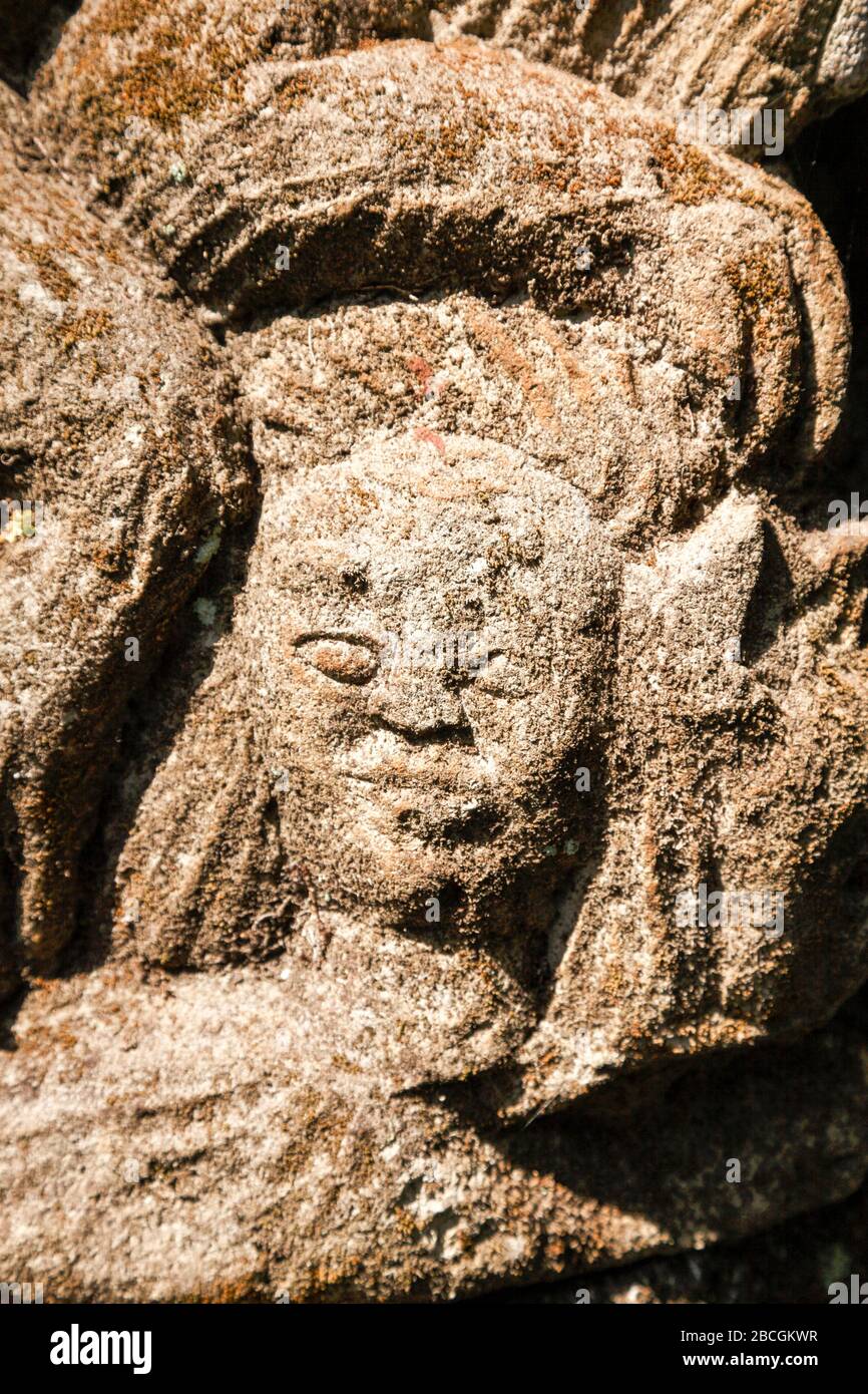 Indonesia, Bali, stone sculpture Stock Photo - Alamy
