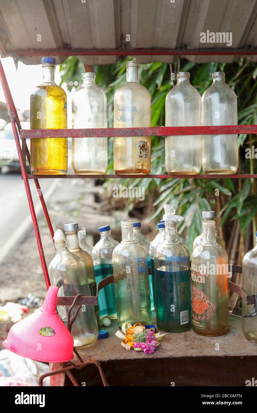 Indonesia, Bali, petrol station Stock Photo - Alamy