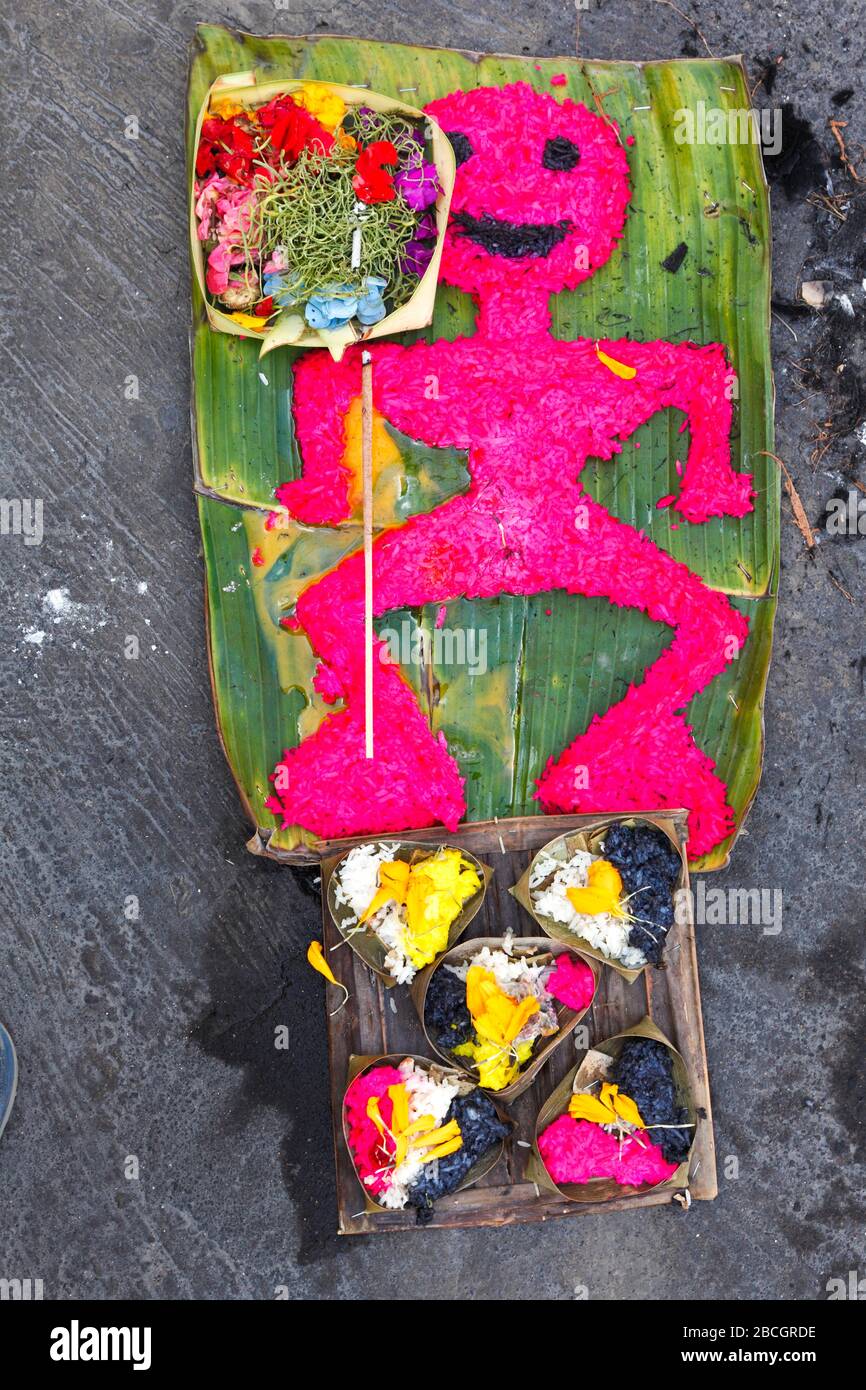 Indonesia, Bali, Hindu offerings Stock Photo - Alamy