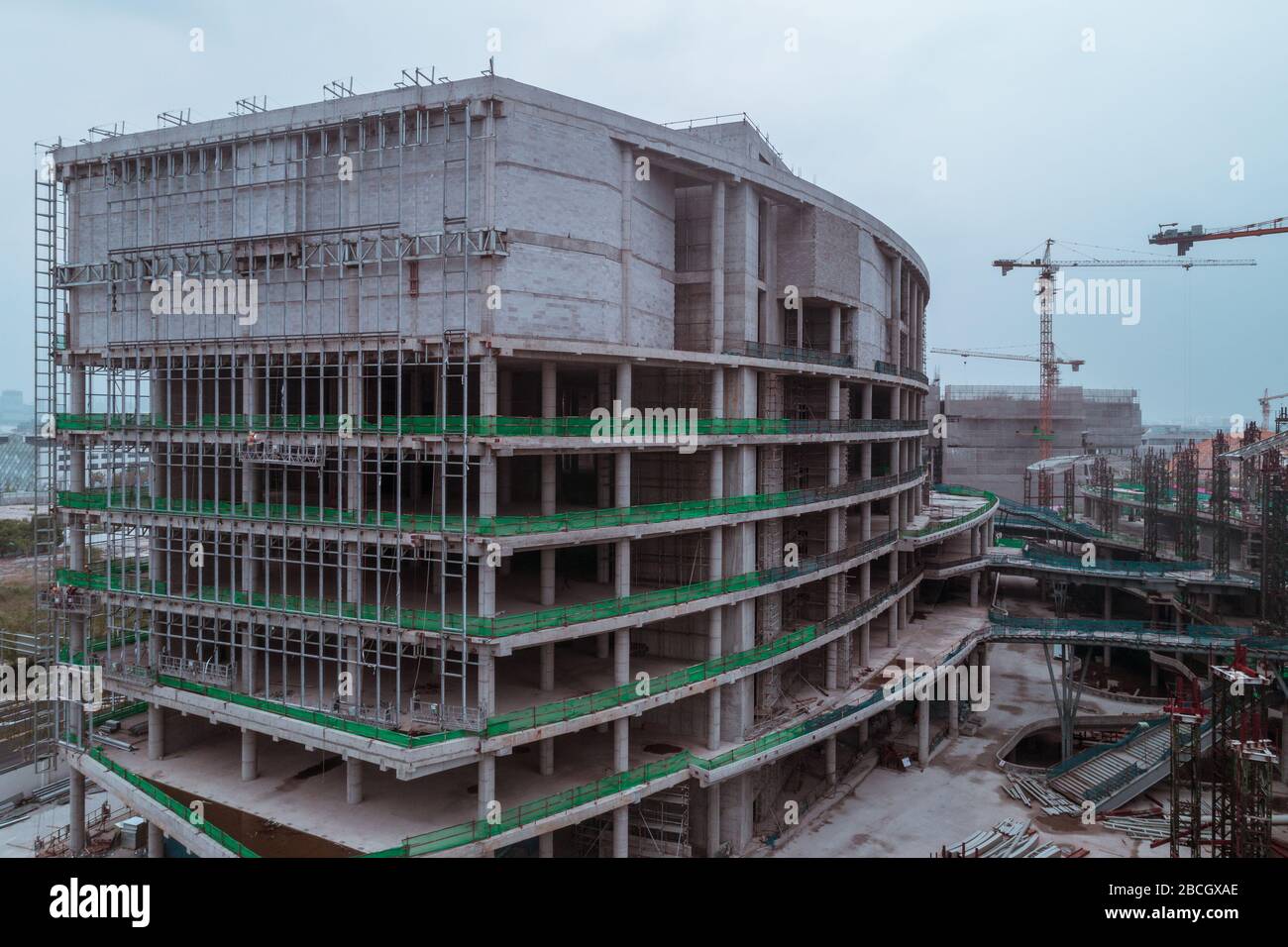 Modern buildings under construction Stock Photo - Alamy