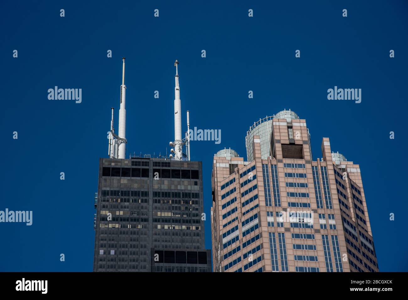 Chicago, IL, USA - November 9th 2019 - Willis tower, the most iconic ...