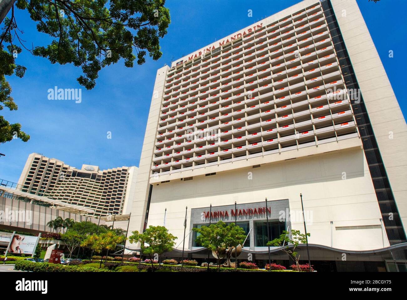 Marina Square, Singapore. Raffles Avenue Entrance. Marina Mandarin ...