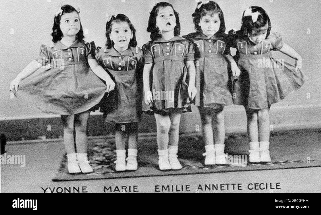 Dionne quintuplets hi-res stock photography and images - Alamy