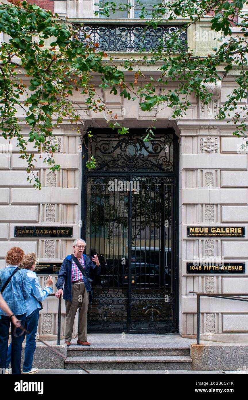 The Neue Galerie New York, 1048 Fifth Avenue, NYC. The Neue Galerie New ...