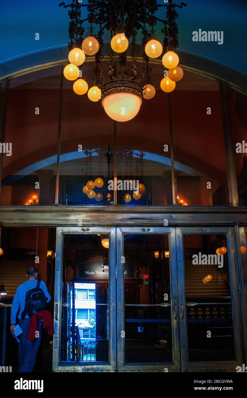 Exterior view of the Seventh Regiment Armory (Park Avenue Armory), a ...