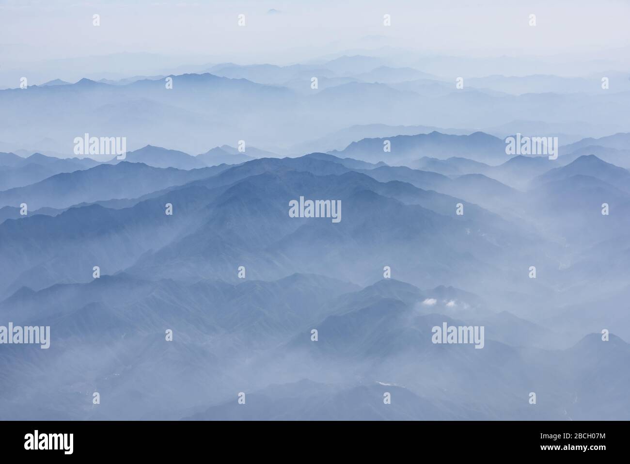layers of mountain landscape Stock Photo - Alamy