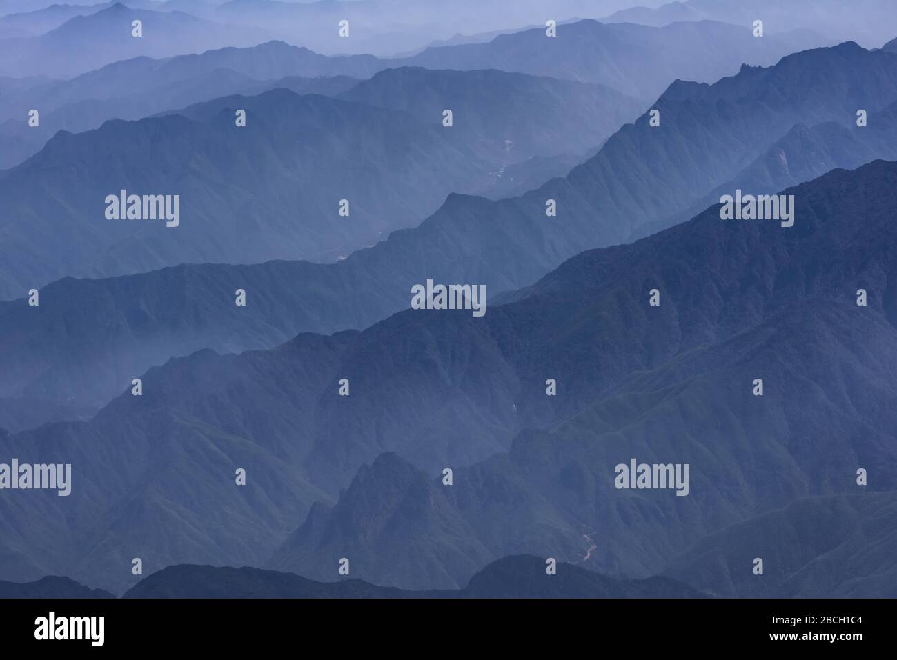 layers of mountain landscape Stock Photo - Alamy
