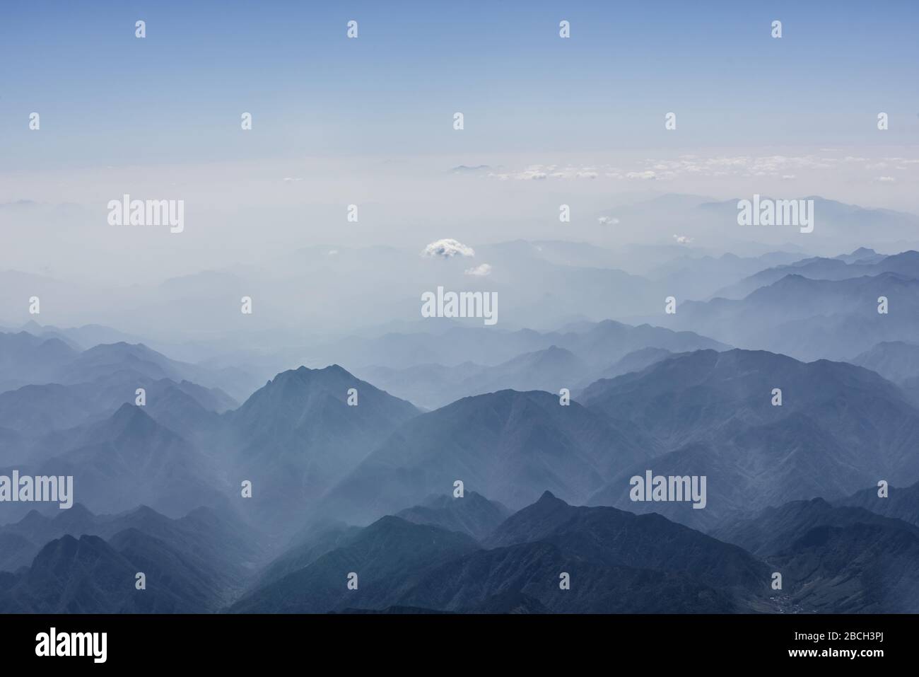 layers of mountain landscape Stock Photo - Alamy