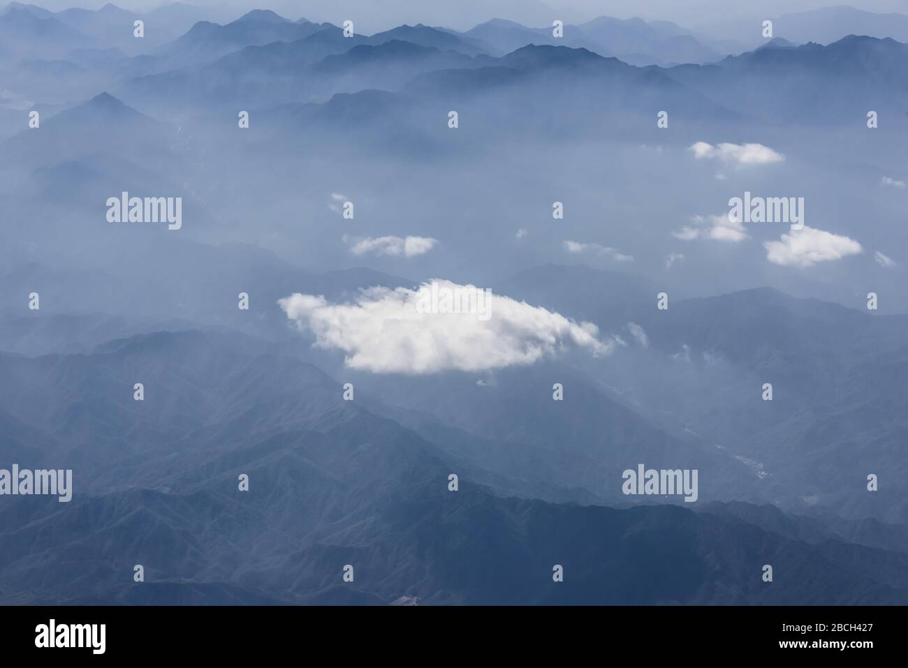 layers of mountain landscape Stock Photo - Alamy