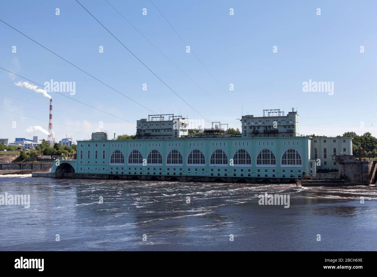 Volkhov hydropower station hi-res stock photography and images - Alamy