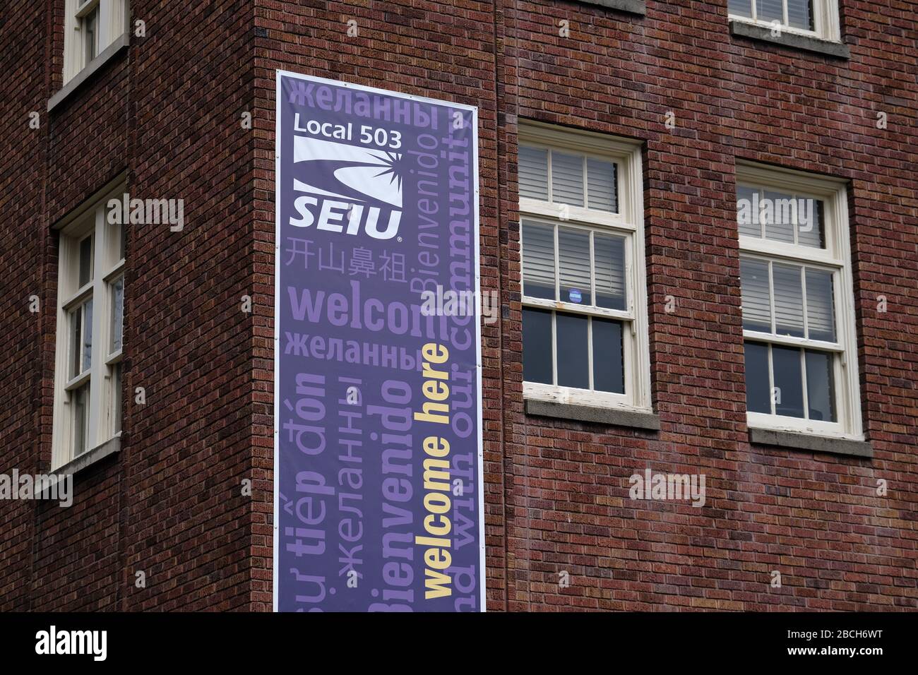 Service employees international union hi-res stock photography and ...