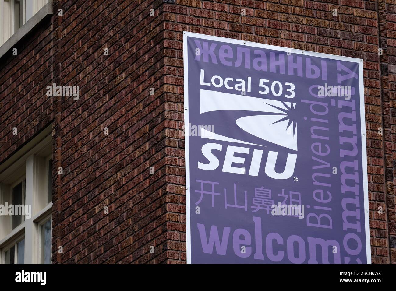 Service employee international union hi-res stock photography and ...