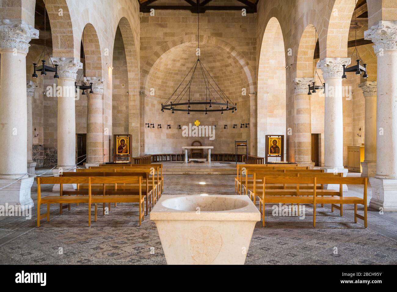 The Church of the Multiplication of the Loaves and Fishes, Tabgha near ...
