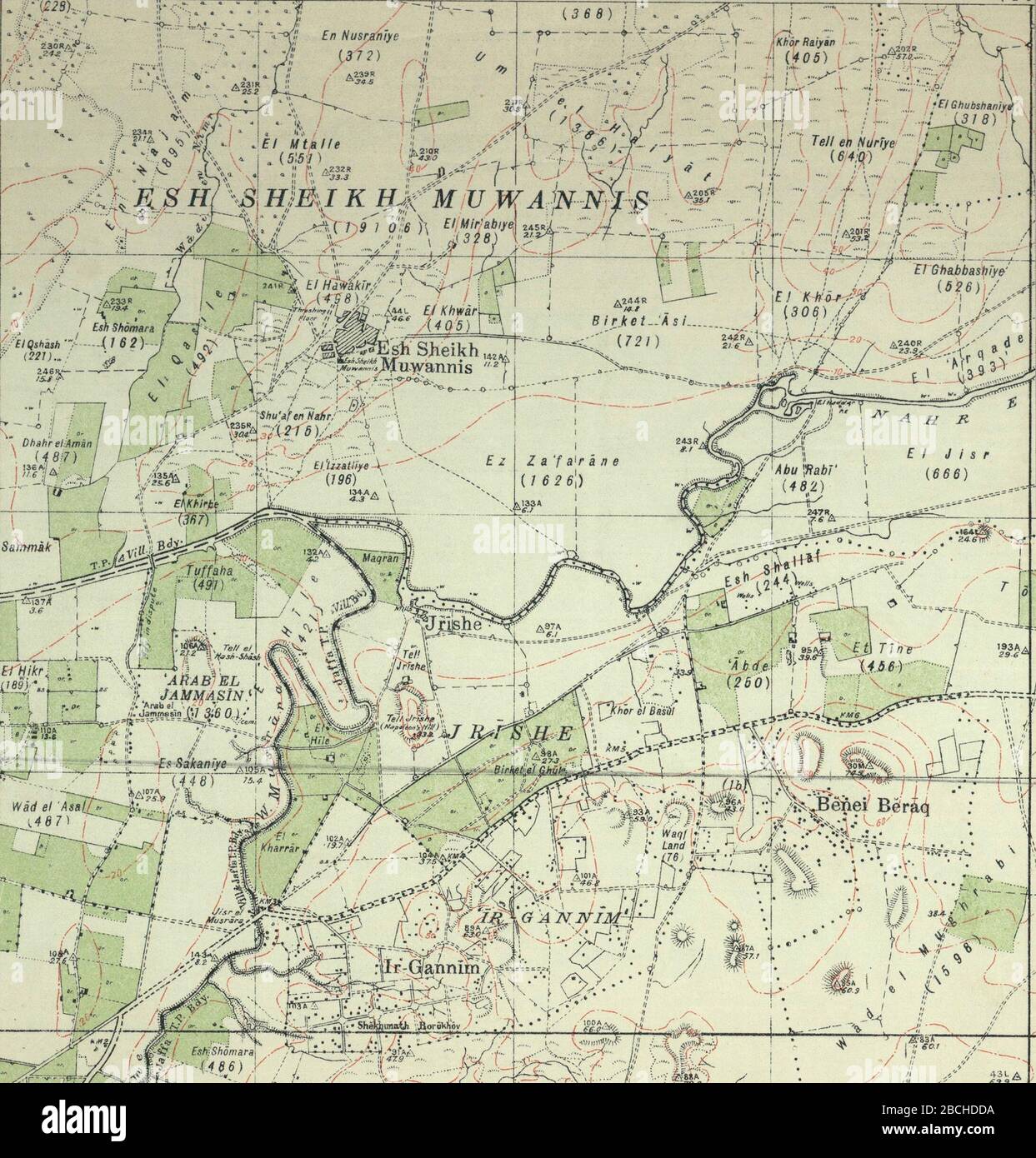 Map of palestine british mandate hi-res stock photography and images ...