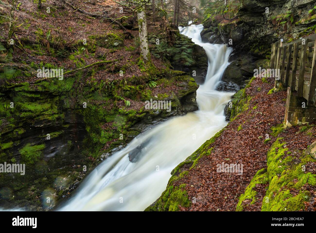Falls of acharn scotland hi-res stock photography and images - Alamy