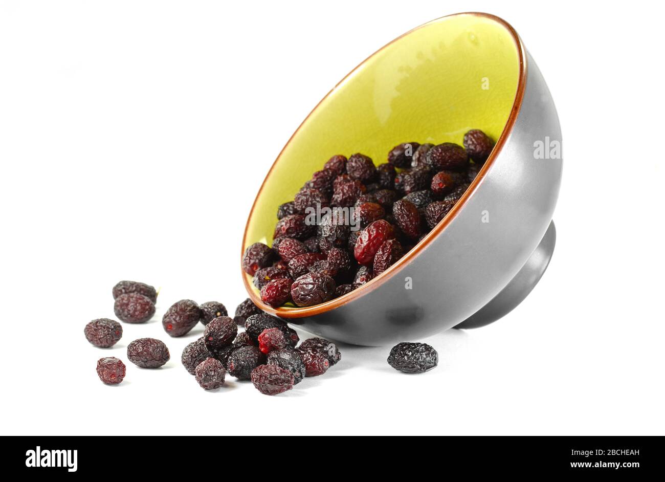 Dried Cornel isolated on white Stock Photo - Alamy