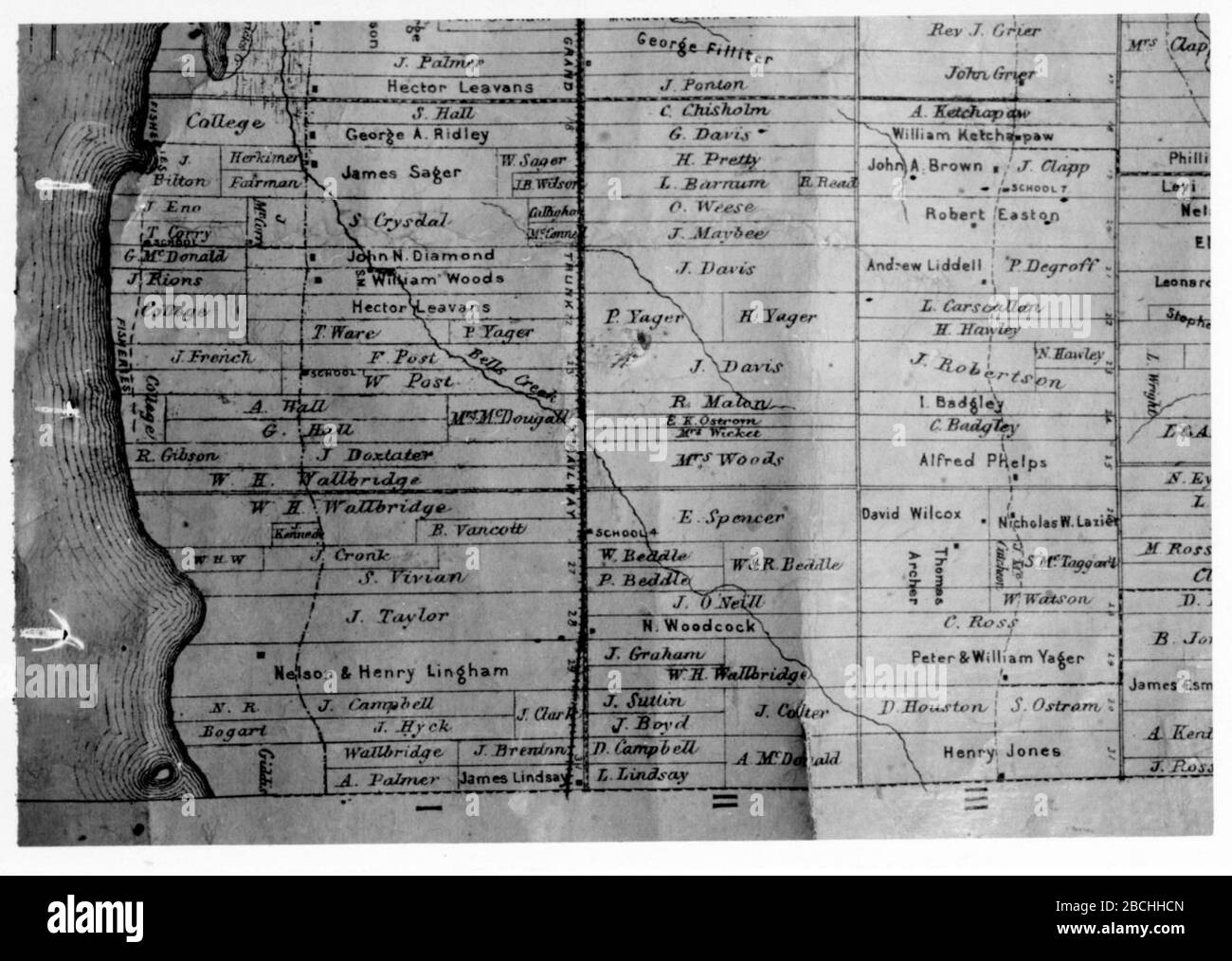Map of hastings Cut Out Stock Images & Pictures - Alamy