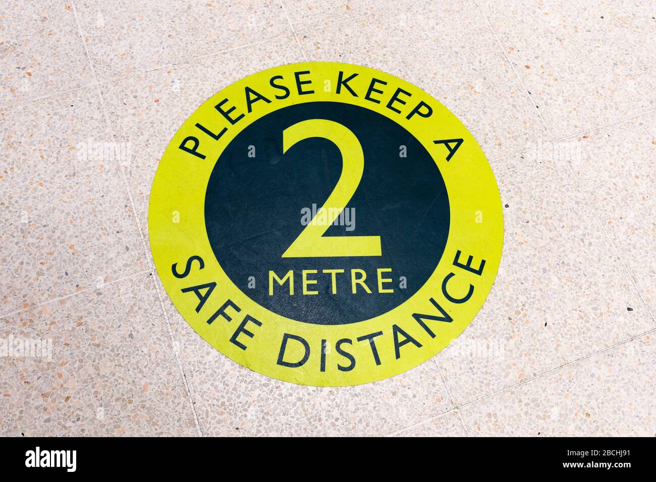 Please keep your distance to 2 metre hi-res stock photography and ...