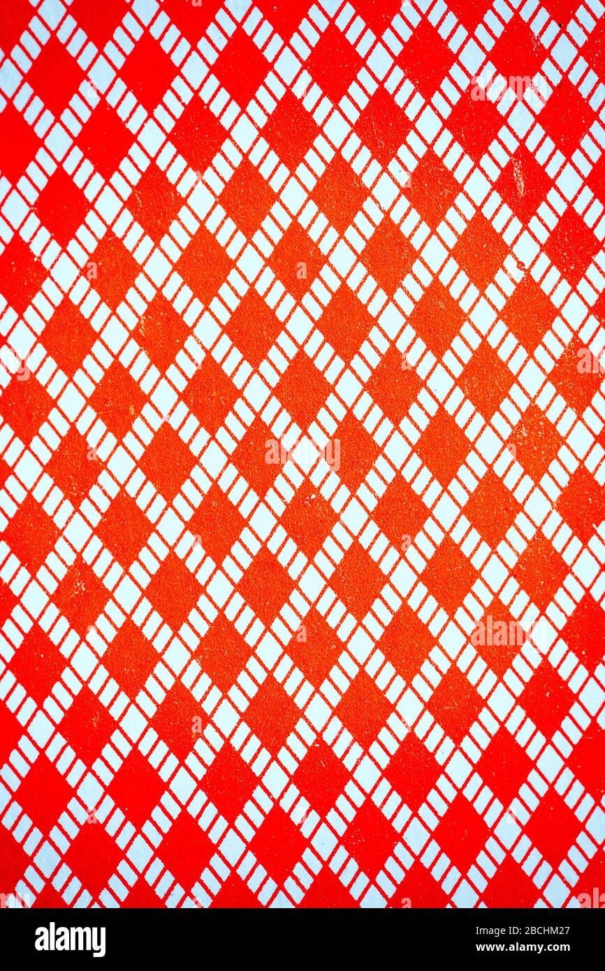 Playing card back pattern Stock Photo - Alamy