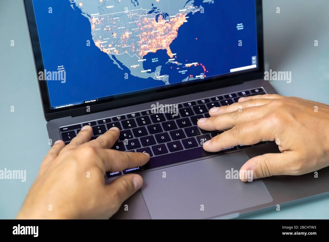 Computer mapping map hi-res stock photography and images - Alamy