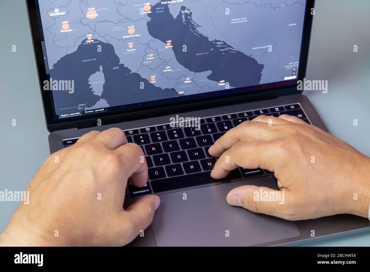 Computer mapping map hi-res stock photography and images - Alamy