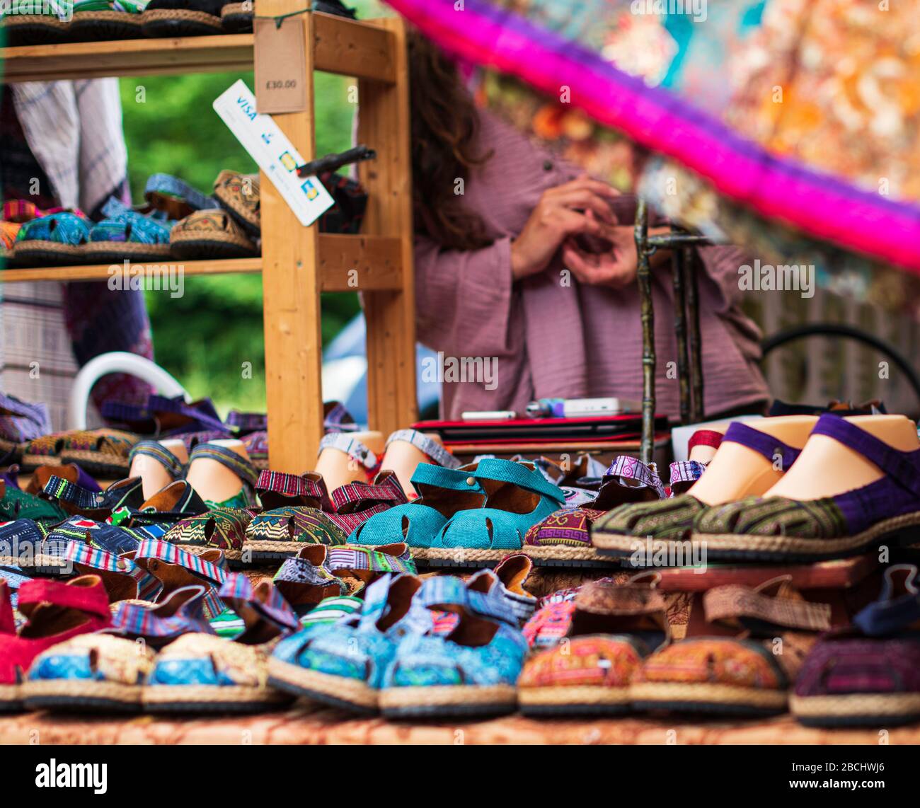 Shoe stall hi-res stock photography and images - Alamy